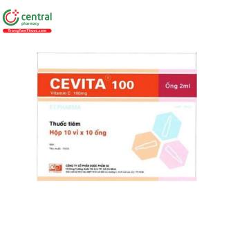 Thuốc Cevita 100 điều trị bệnh scorbut, chảy máu do thiếu vitamin C