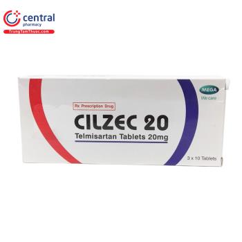 [CHÍNH HÃNG] Thuốc Cilzec 20 điều trị cao huyết áp hiệu quả