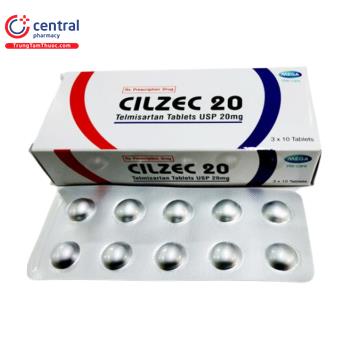 [CHÍNH HÃNG] Thuốc Cilzec 20 điều trị cao huyết áp hiệu quả