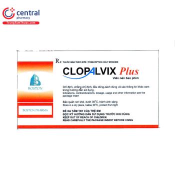 [CHÍNH HÃNG]Thuốc Clopalvix Plus - Ngăn ngừa xơ vữa động mạch