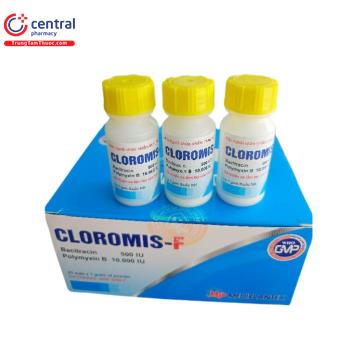 Thuốc Cloromis-F - Thuốc bột dùng ngoài da trị và phòng nhiễm khuẩn