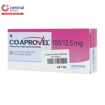[CHÍNH HÃNG] Thuốc CoAprovel 150/12.5mg - điều trị tăng huyết áp