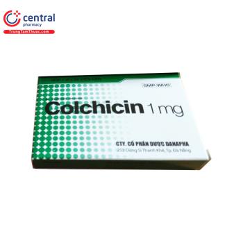 [CHÍNH HÃNG] Thuốc Colchicin 1 mg Danapha điều trị cơn gút cấp