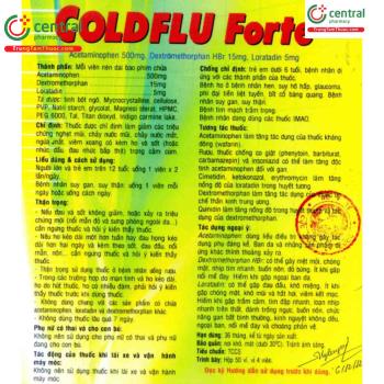 Thuốc Coldflu Forte điều trị triệu chứng nghẹt mũi, viêm xoang