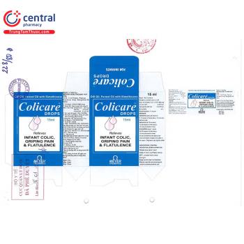 [CHÍNH HÃNG] Thuốc Colicare drops 15ml hết lo đầy bụng khó tiêu ở trẻ