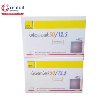 [CHÍNH HÃNG] Thuốc Colosar-Denk 50/12.5 điều trị bệnh lý huyết áp cao