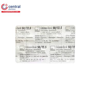 [CHÍNH HÃNG] Thuốc Colosar-Denk 50/12.5 điều trị bệnh lý huyết áp cao
