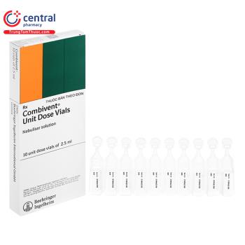Thuốc Combivent Unit Dose Vials điều trị co thắt phế quản