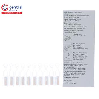 Thuốc Combivent Unit Dose Vials điều trị co thắt phế quản