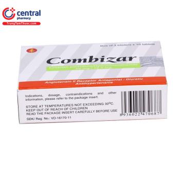Thuốc Combizar 50/12.5mg- Thuốc điều trị cao huyết áp hiệu quả
