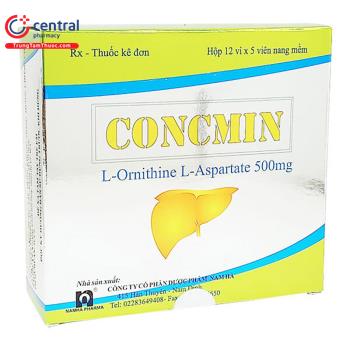 [CHÍNH HÃNG] Thuốc Concmin giải độc gan, điều trị tăng amoniac huyết