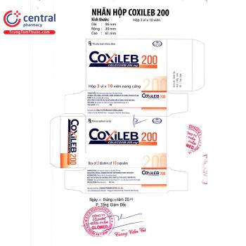 [CHÍNH HÃNG] Thuốc Coxileb 200 Glomed điều trị viêm đau xương khớp