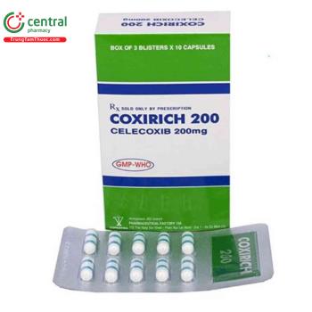 Thuốc Coxirich 200 điều trị viêm khớp dạng thấp, thoái hóa khớp