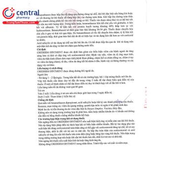 [CHÍNH HÃNG] Thuốc bôi Crederm Ointment 20g điều trị viêm da, vảy nến