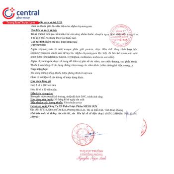 [CHÍNH HÃNG] Thuốc CTTMOSIN 8400 - Điều trị phù nề hiệu quả