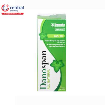 [CHÍNH HÃNG] Thuốc Danospan All Natural dứt cơn ho hiệu quả