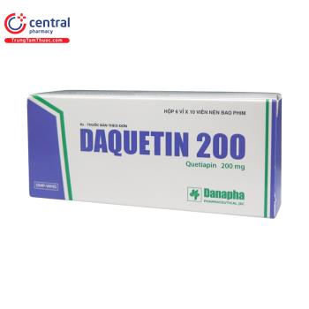 [CHÍNH HÃNG] Thuốc Daquetin 200 điều trị tâm thần phân liệt hiệu quả