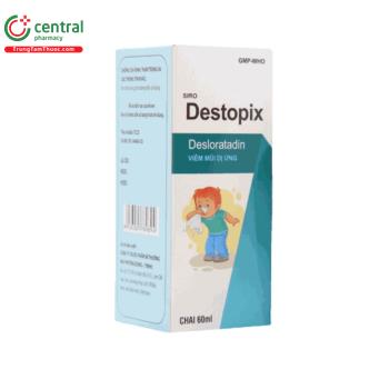 Thuốc Destopix 60ml điều trị viêm mũi dị ứng, mề đay cho trẻ nhỏ