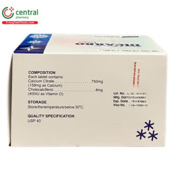 Thuốc Dicarbo bổ sung calci và vitamin D: cách dùng, liều dùng