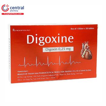 [CHÍNH HÃNG] Thuốc Digoxine 0,25mg Thành Nam điều trị suy tim
