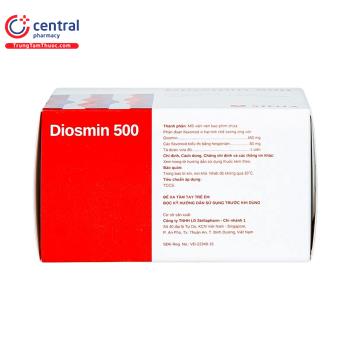 [CHÍNH HÃNG] Thuốc Diosmin 500 Stella điều trị suy giãn tĩnh mạch