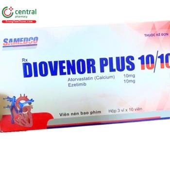 Thuốc Diovenor Plus 10mg/10mg phòng và điều trị tăng lipid máu, bệnh ...