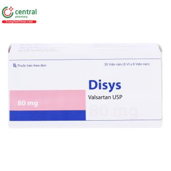 Thuốc Disys 80mg - Điều trị bệnh lý tăng huyết áp và suy tim