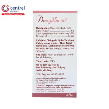 [Chính hãng] Thuốc Doagithicon điều trị trướng bụng, đầy hơi