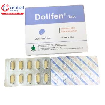 [CHÍNH HÃNG] Thuốc Dolifen tab giúp giảm đau vừa đến nặng hiệu quả