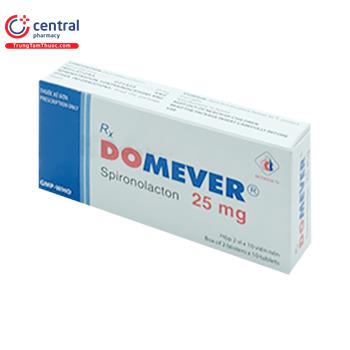 [CHÍNH HÃNG] Thuốc Domever 25mg: Thuốc điều trị suy tim sung huyết