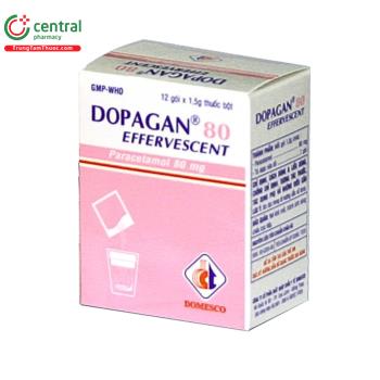 Thuốc Dopagan 80 Effervescent - Điều trị các triệu chứng đau và sốt