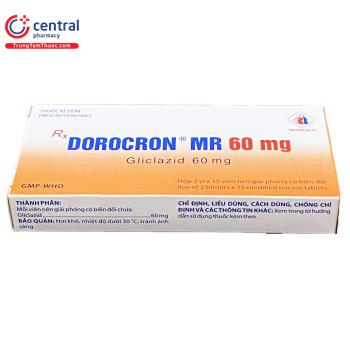 [CHÍNH HÃNG] Thuốc Dorocron MR 60mg - Thuốc cho bệnh tiểu đường