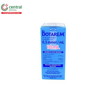 Thuốc Dotarem 0,5 mmol/ml 10ml dùng trong chụp cộng hưởng từ (MRI)