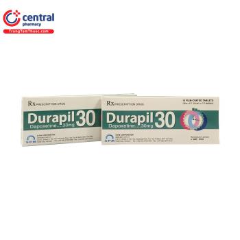 [CHÍNH HÃNG] Thuốc Durapil 30 điều trị xuất tinh sớm