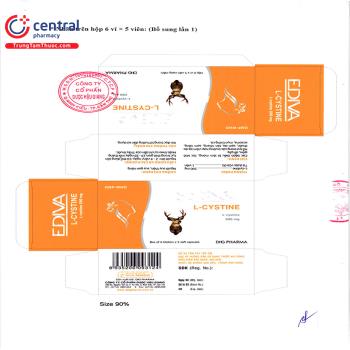 [CHÍNH HÃNG] Thuốc Ediva L-cystine 500mg điều trị bệnh về da