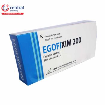 [CHÍNH HÃNG] Thuốc Egofixim 200 điều trị nhiễm khuẩn hô hấp