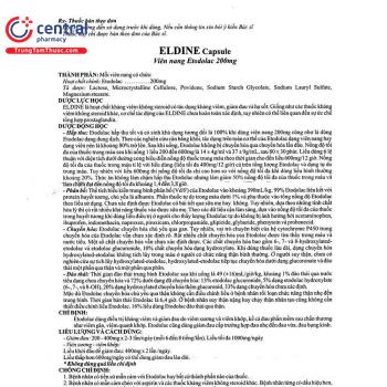 [CHÍNH HÃNG] Thuốc Eldine Capsule 200mg - Thuốc chống viêm giảm đau