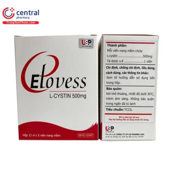 [CHÍNH HÃNG] Thuốc Elovess 500mg điều trị tổn thương mô sừng hóa