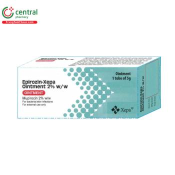 Thuốc Epirozin-Xepa Ointment 2% w/w - Điều trị tại chỗ nhiễm khuẩn da