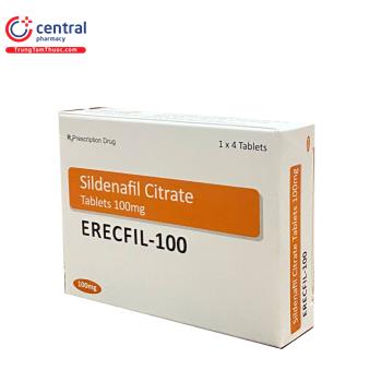Thuốc Erecfil-100: tác dụng, liều dùng và lưu ý khi sử dụng