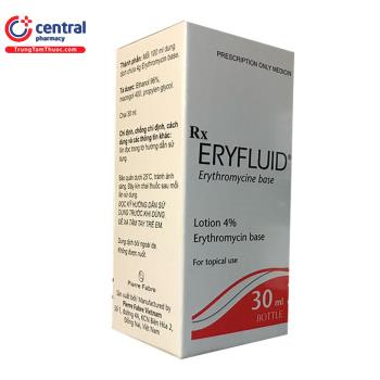 Thuốc Eryfluid - Thuốc đặc trị mụn trứng cá, mụn mủ viêm nhiễm
