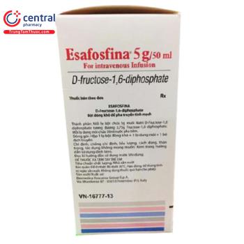 Thuốc Esafosfina 5g/50ml - Thuốc điều trị nhồi máu cơ tim