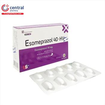 [CHÍNH HÃNG] Thuốc Esomeprazol 40-HV điều trị viêm loét dạ dày