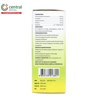 Thuốc Eugica - Điều trị các chứng ho, đau họng, sổ mũi, cảm