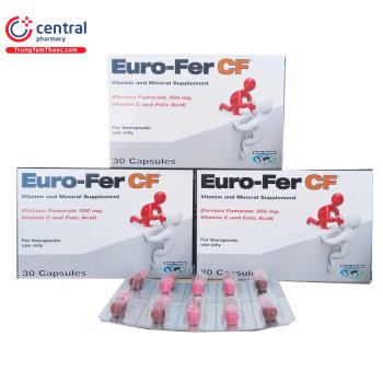 [CHÍNH HÃNG] Sản phẩm Euro-Fer Cf viên uống bổ máu