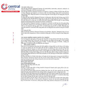 [CHÍNH HÃNG] Thuốc Evasif 245mg điều trị viêm gan B và HIV