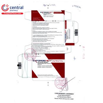 [CHÍNH HÃNG] Thuốc hạ huyết áp Exforge 5mg/160mg/12,5mg: chỉ định, giá