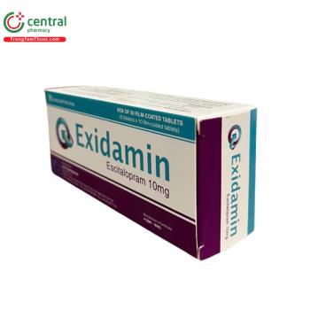 [CHÍNH HÃNG] Thuốc Exidamin 10mg dùng trong bệnh trầm cảm nặng.