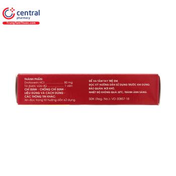 [CHÍNH HÃNG] Thuốc Expas Forte 80mg ức chế co thắt cơ trơn hiệu quả.