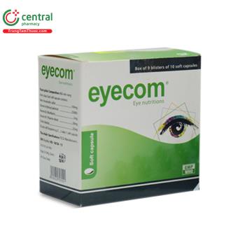 Thuốc Eyecom hỗ trợ điều trị mỏi mắt, đau nhức mắt, suy yếu thị lực